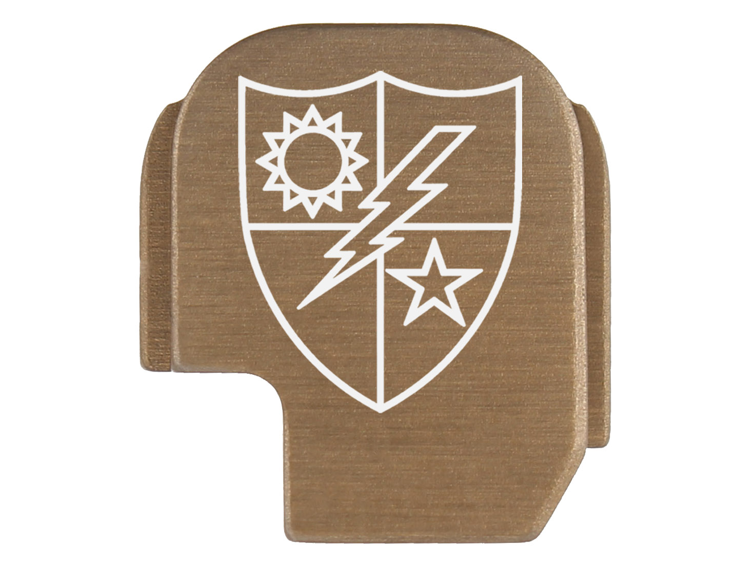 for Sig Sauer P365 9mm Rear Slide Cover Back Plate Hardcoat FDE ...