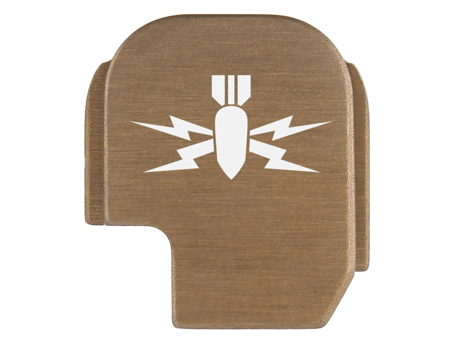 for Sig Sauer P365 9mm Rear Slide Cover Back Plate Hardcoat FDE ...